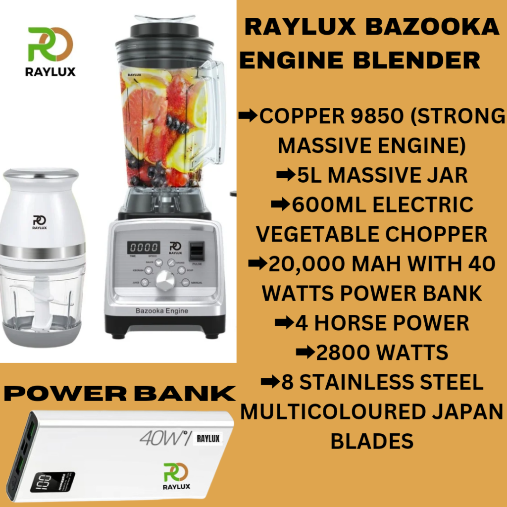 Raylux 5 Litres Bazooka Engine 4Horse Power Heavy Duty Commercial Grade ...